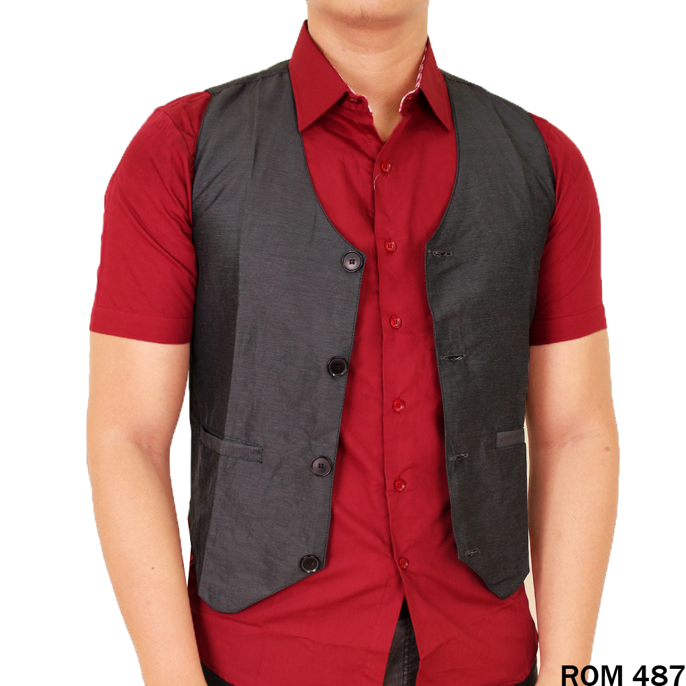 Rompi Formal Pria Modis - Abu | Lazada Indonesia