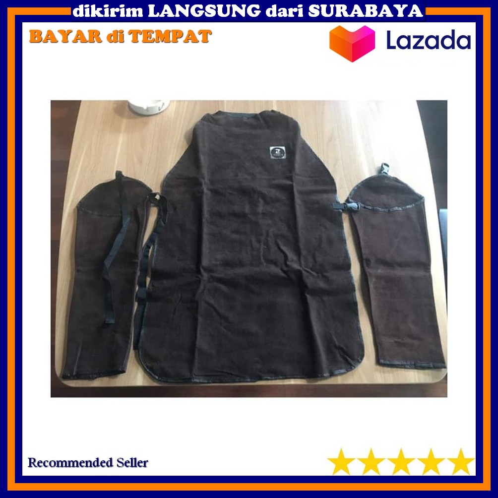 EISEN Apron Las + lengan - Safety Penutup Dada dan tangan | Lazada ...