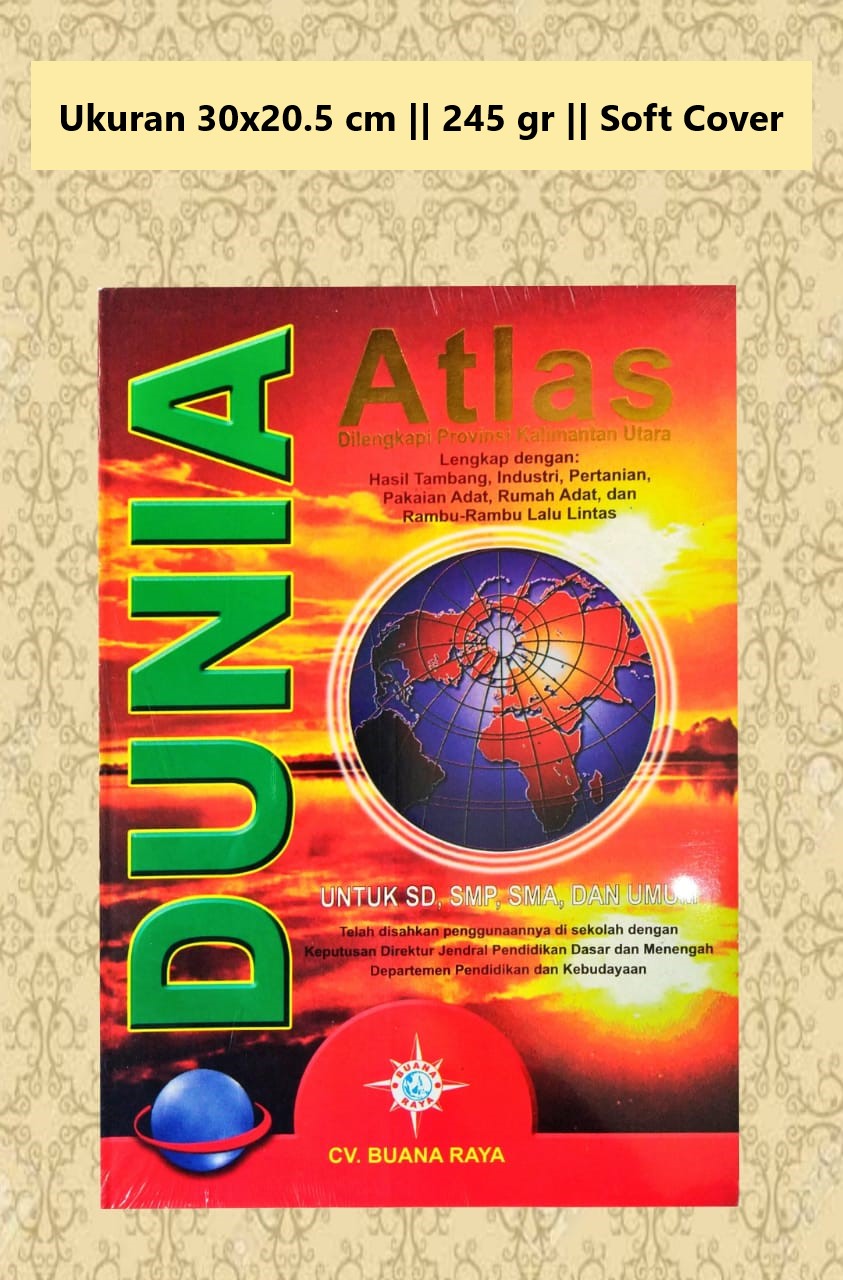 Atlas Dunia Besar [Buana Raya] | Lazada Indonesia