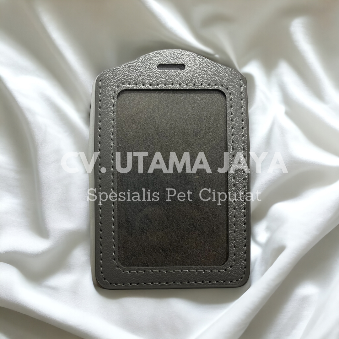 Pengayoman ID CARD Yoyo tanda pengenal kulit plastik Lanyard Nametag ...