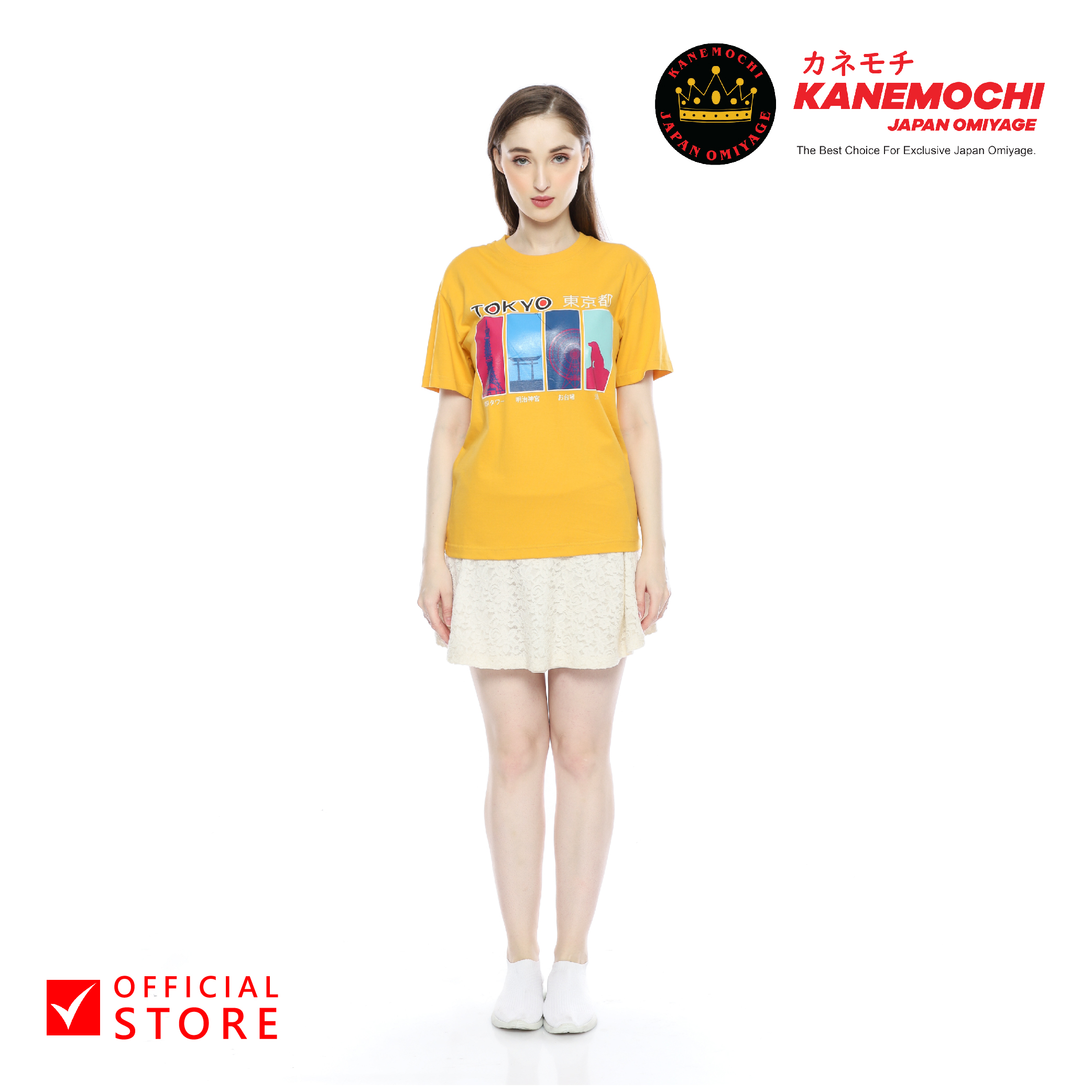 Kanemochi Japan Premium Kaos Yellow Neon Tokyo - Clothing Jepang ...