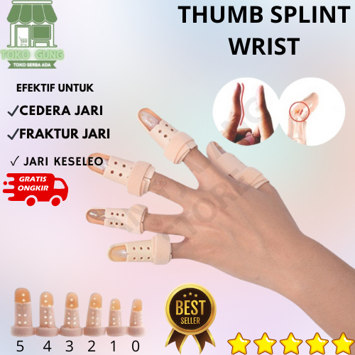 Finger Splint Penyangga Jari Patah Trigger Finger Terapi Jari Patah ...