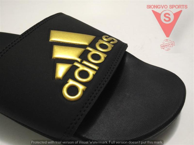 SANDAL SLIDE - ADIDAS ADILETTE COMFORT ORIGINAL B41742 BLACK/GOLD ...