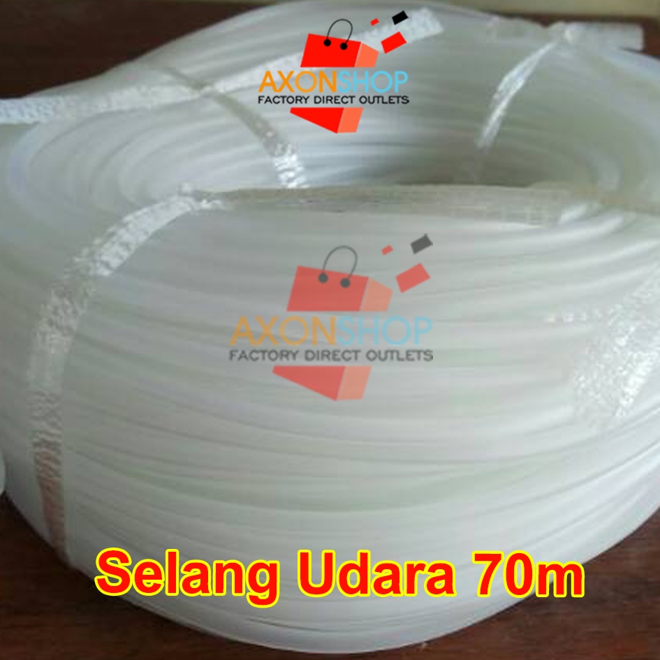 1 Roll Selang Aerator Udara 70 Meter Elastis Silicone Airasi Aquarium ...