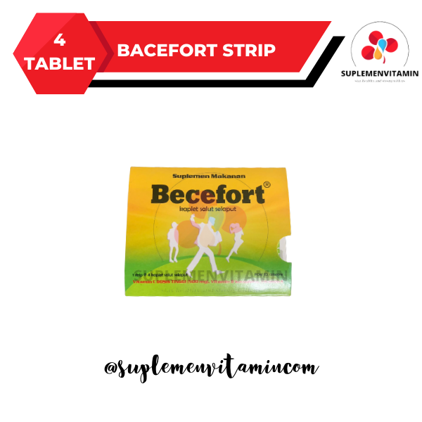 Becefort Suplemen Vitamin Original Phapros - Strip isi 4 Tablet ...