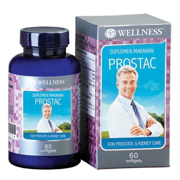 WELLNESS Prostac Menjaga Kesehatan untuk Prostat - Isi 60 Softgel ...