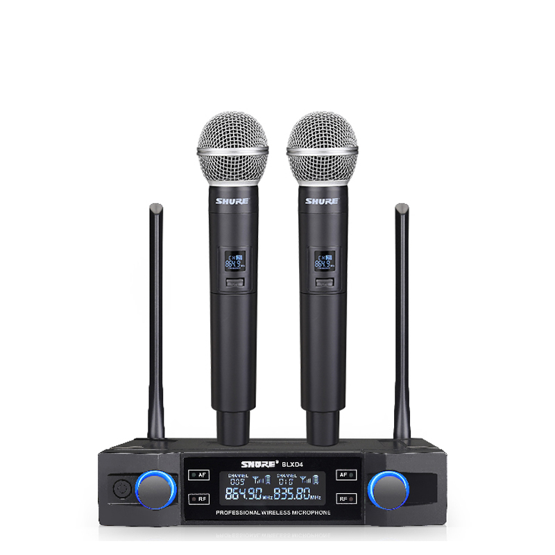 shuer/original BLXD4 mic wireless,wireless mic karaoke vocal suara ...