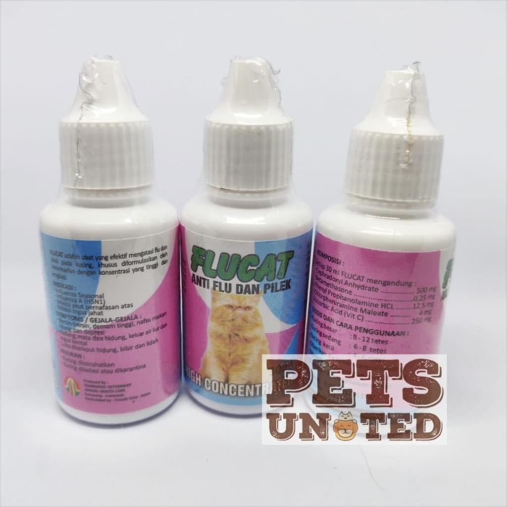 Flucat 30 ml - Obat Flu Dan Pilek Pada Kucing | Lazada Indonesia