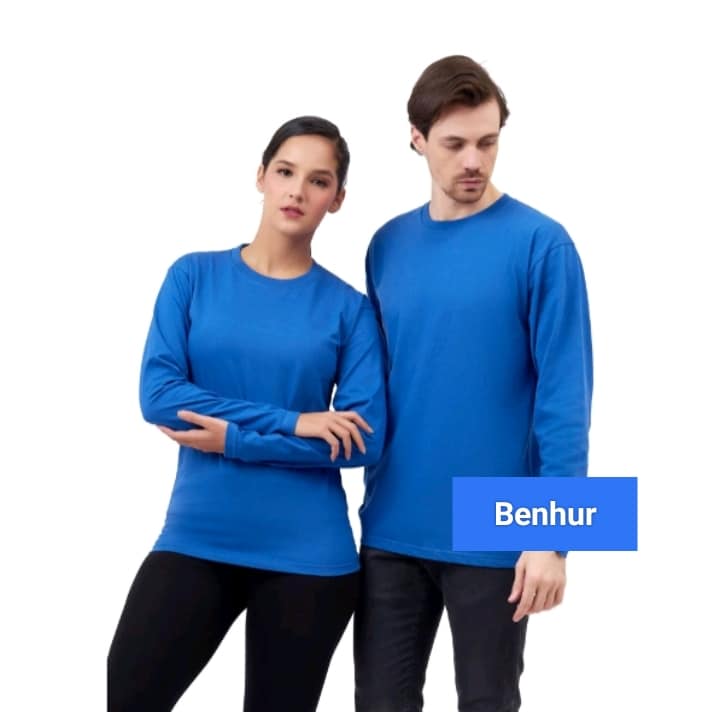 kaos polos panjang biru benhur - oblong polos lengan panjang - kaos ... kaos polos panjang biru benhur - oblong polos lengan panjang - kaos ...