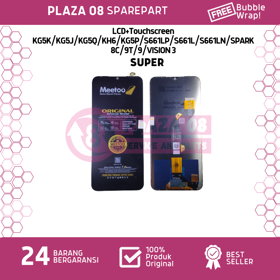 LCD + Touchscreen TECNO KG5K/KG5J/KG5Q/KH6/KG5P/S661LP/S661L/S661LN ...