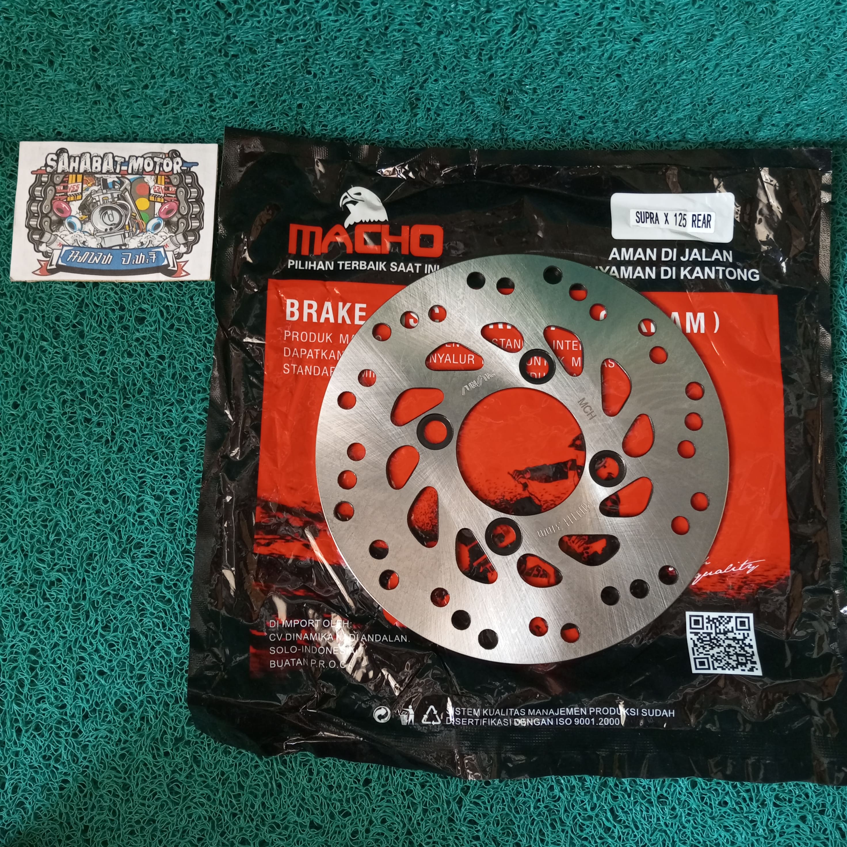 MACHO PIRINGAN PIRING DISK CAKRAM BELAKANG SUPRA X 125 BLADE NEW ...