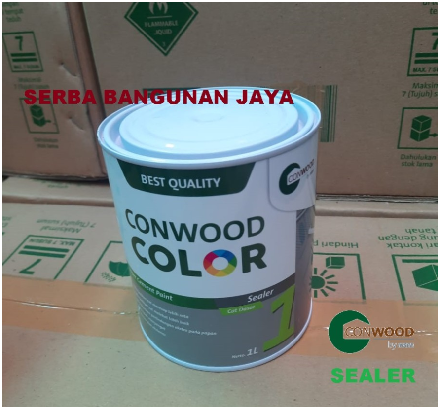 Conwood Color Sealer Cat Fiberkote - 1 Liter | Lazada Indonesia