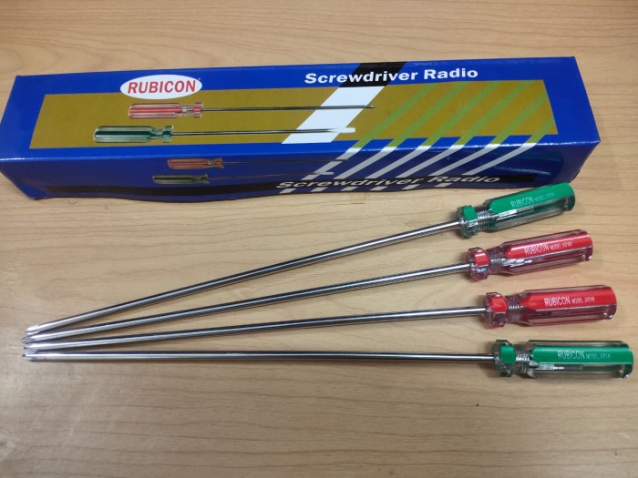 BMS - Obeng Radio RUBICON 4 x 8" Inch Model Bunga + Screwdriver ...