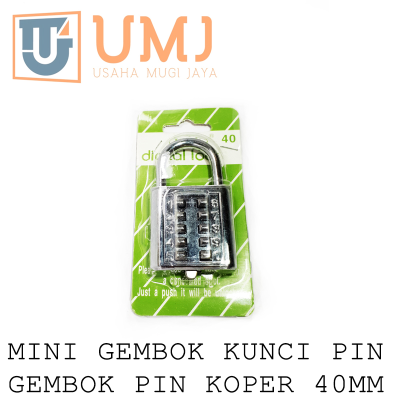 MINI GEMBOK KUNCI PIN ANGKA 40mm | Lazada Indonesia