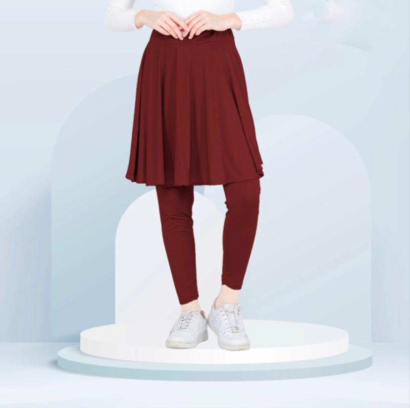 legging wanita legging rok wanita sport rok legging olahraga celana ...