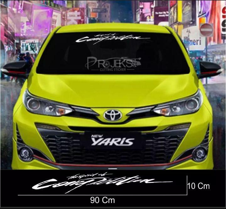 Cutting stiker, stiker mobil kaca depan most the spirit | Lazada Indonesia