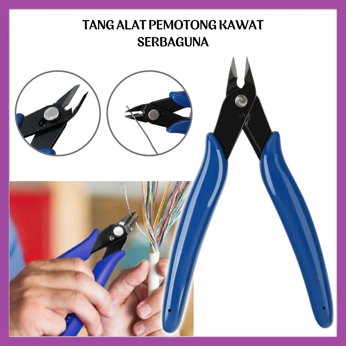 Tang Potong Kawat 5inch Mini (micro nipper with soft spring) - FR ...