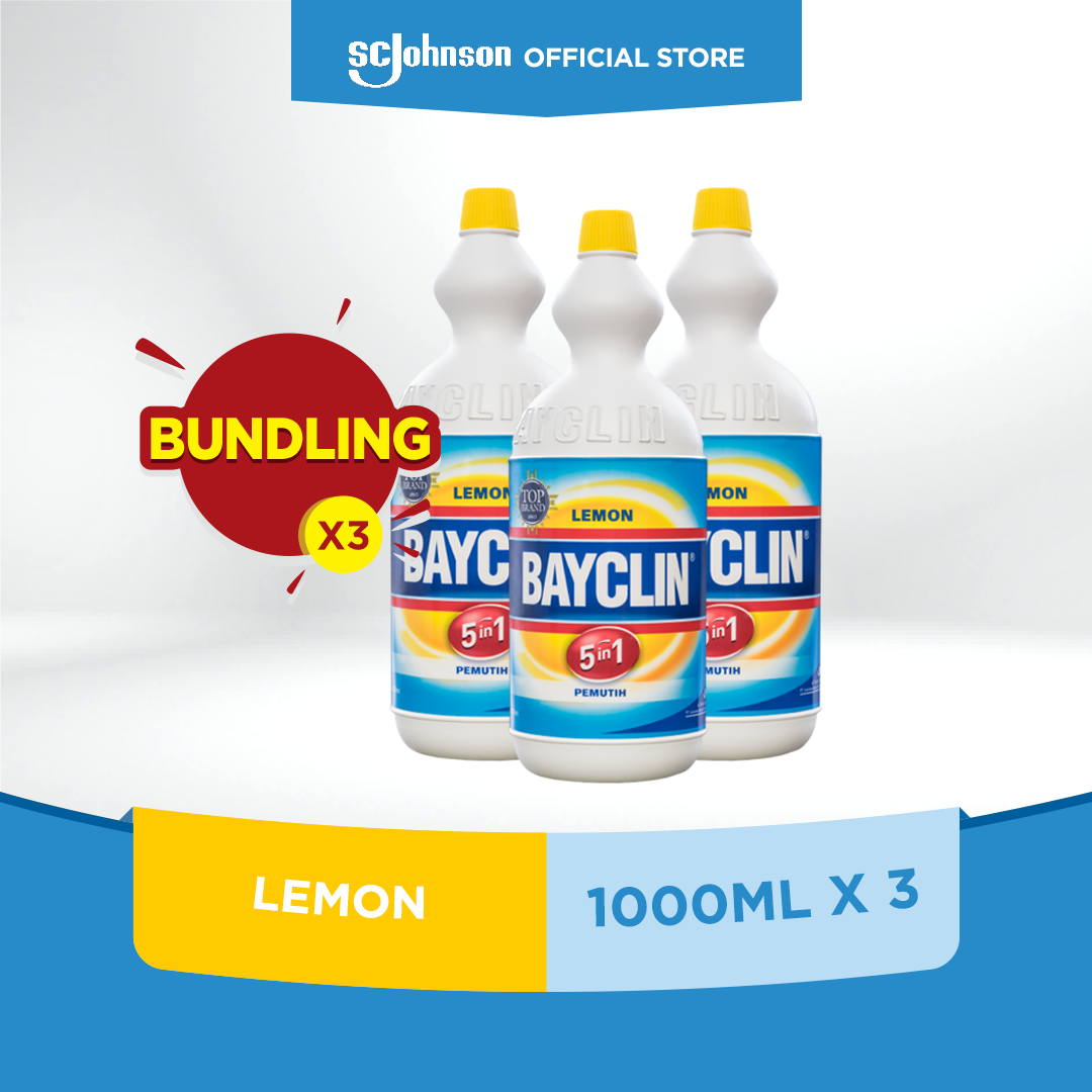 Bayclin Lemon 1lt x3 | Lazada Indonesia
