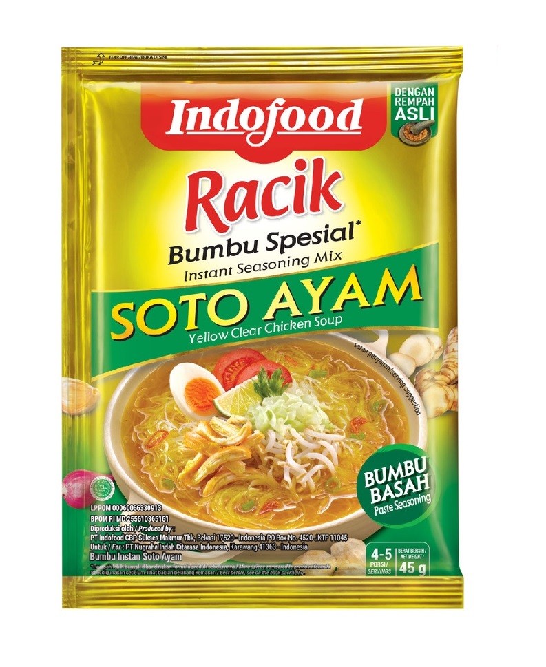 bumbu instan indofood racik soto ayam 45 | Lazada Indonesia