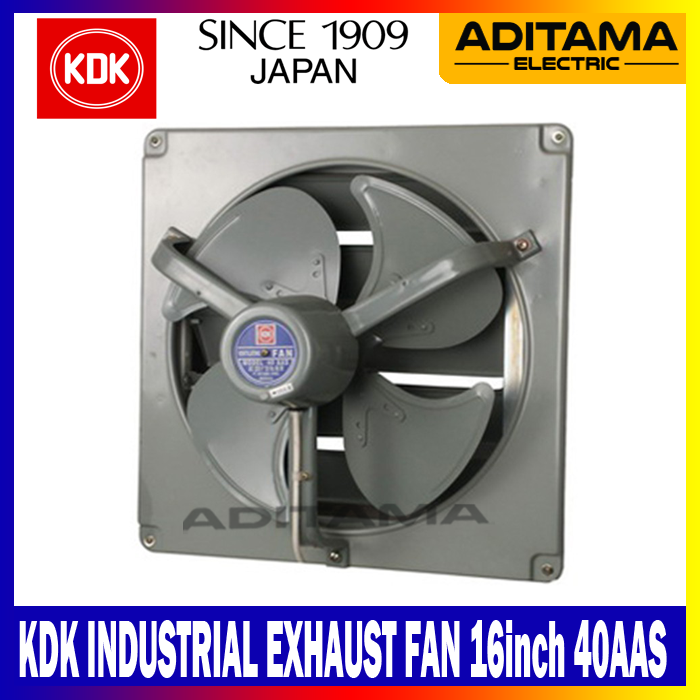 KDK INDUSTRIAL EXHAUST FAN 16inch 40AAS 40-AAS | Lazada Indonesia