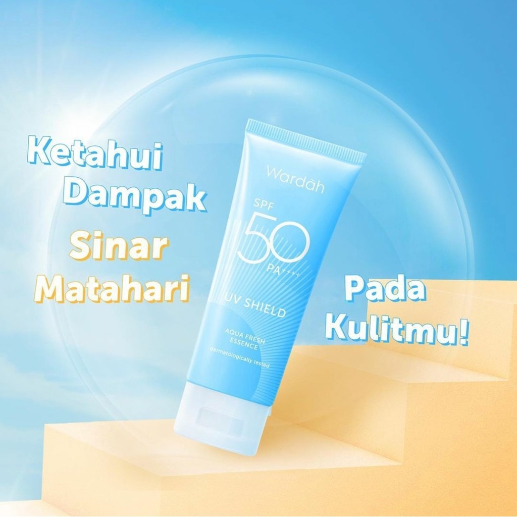 Rana Beauty - Wardah UV Shield Aqua Fresh Essence SPF 50 PA+++ 30ml ...