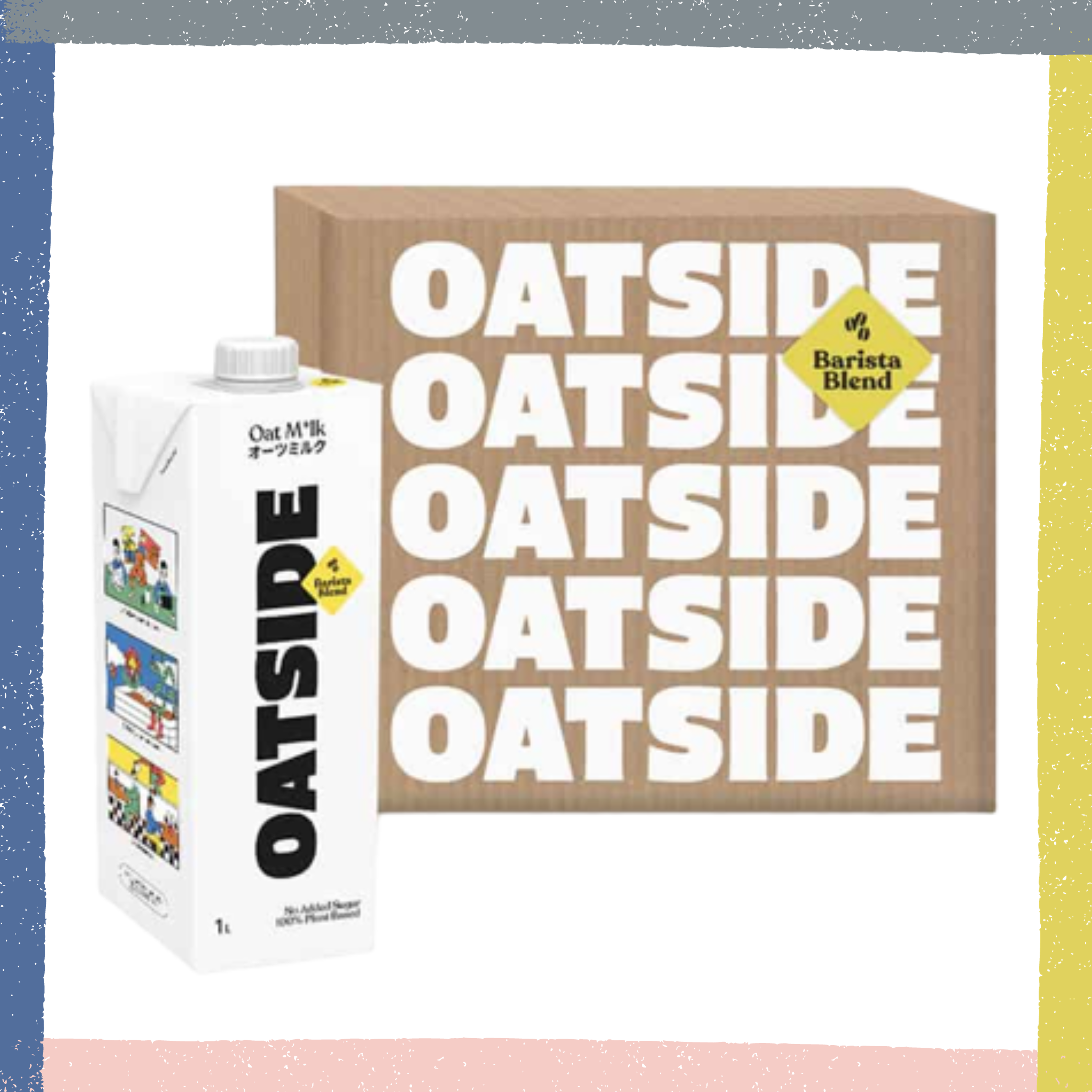 OATSIDE Oat Milk 1 Liter KARTON isi 6pcs 1000ml Barista Blend - Susu ...