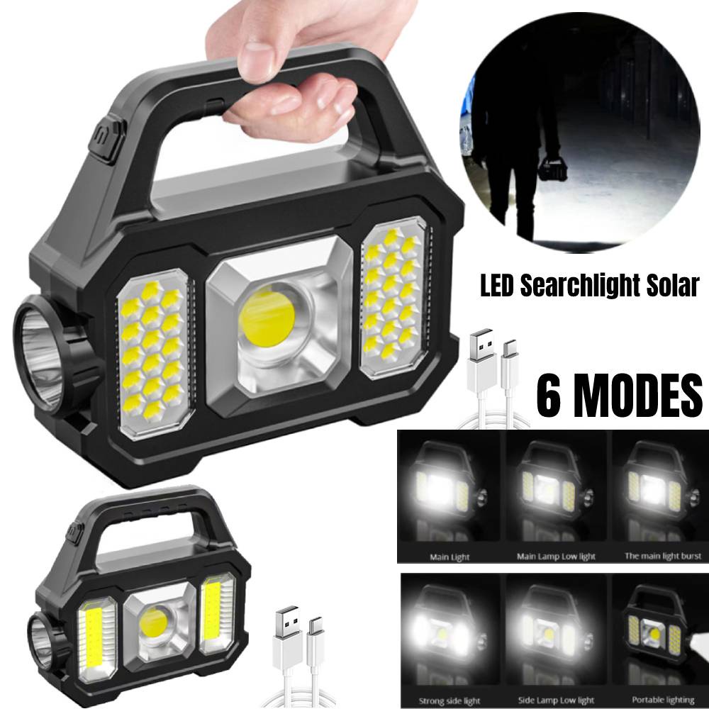 4 in 1 Lampu Solar LED LAMPU Emergency USB Charging Rechargeable COB ...
