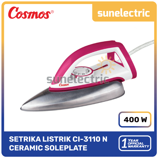 Cosmos CI-3110 C Setrika Listrik 400 Watt CI3110 C / Iron Electric CI ...