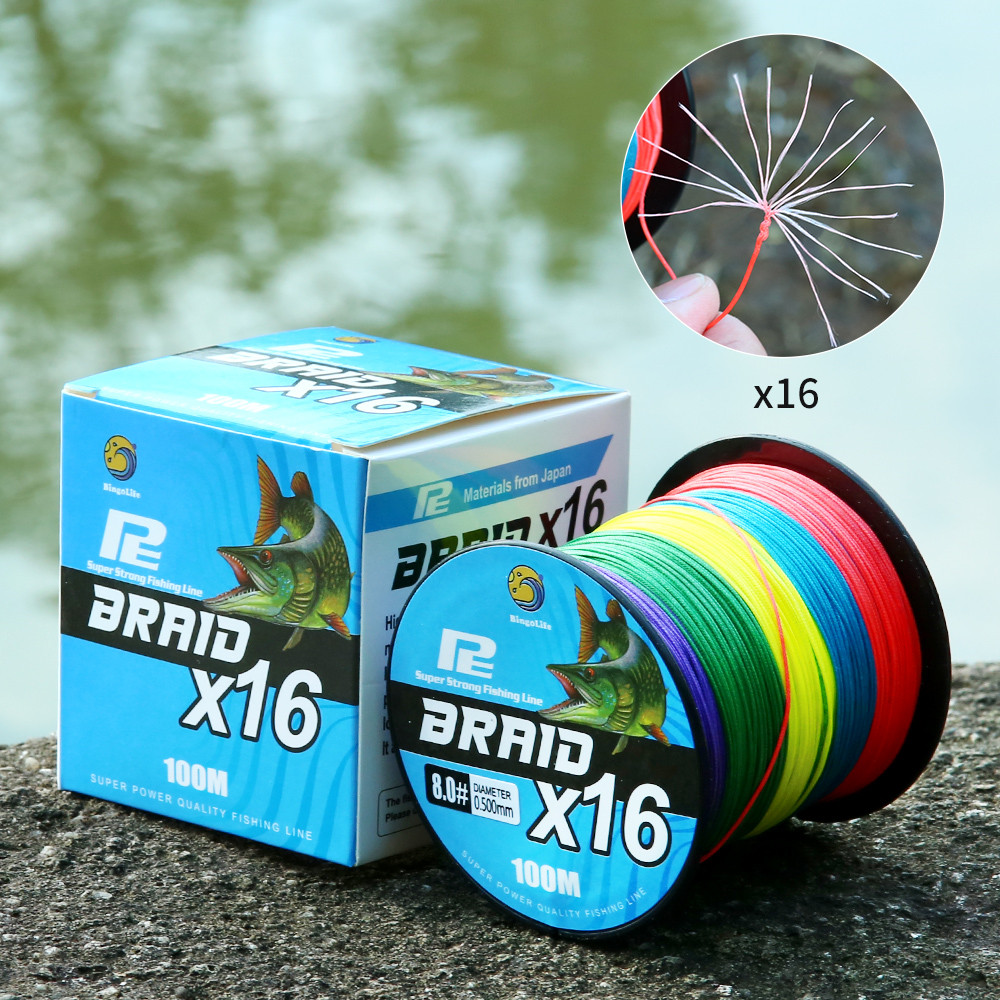 Memancing Perahu Nelayan Laut x12 x16 Senar Pancing PE Dikepang Garis ...