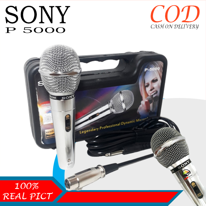 Microphone Professional Dynamic MIC SONY P5000 MIC MIK/MIKROPON ...
