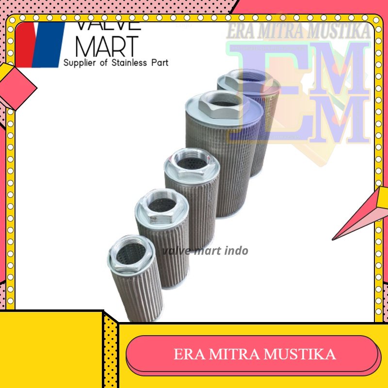 Suction Filter Oil Hydraulic Filter Oli Dalam Tangki Type MF - 1/2" MF-04 | Lazada Indonesia