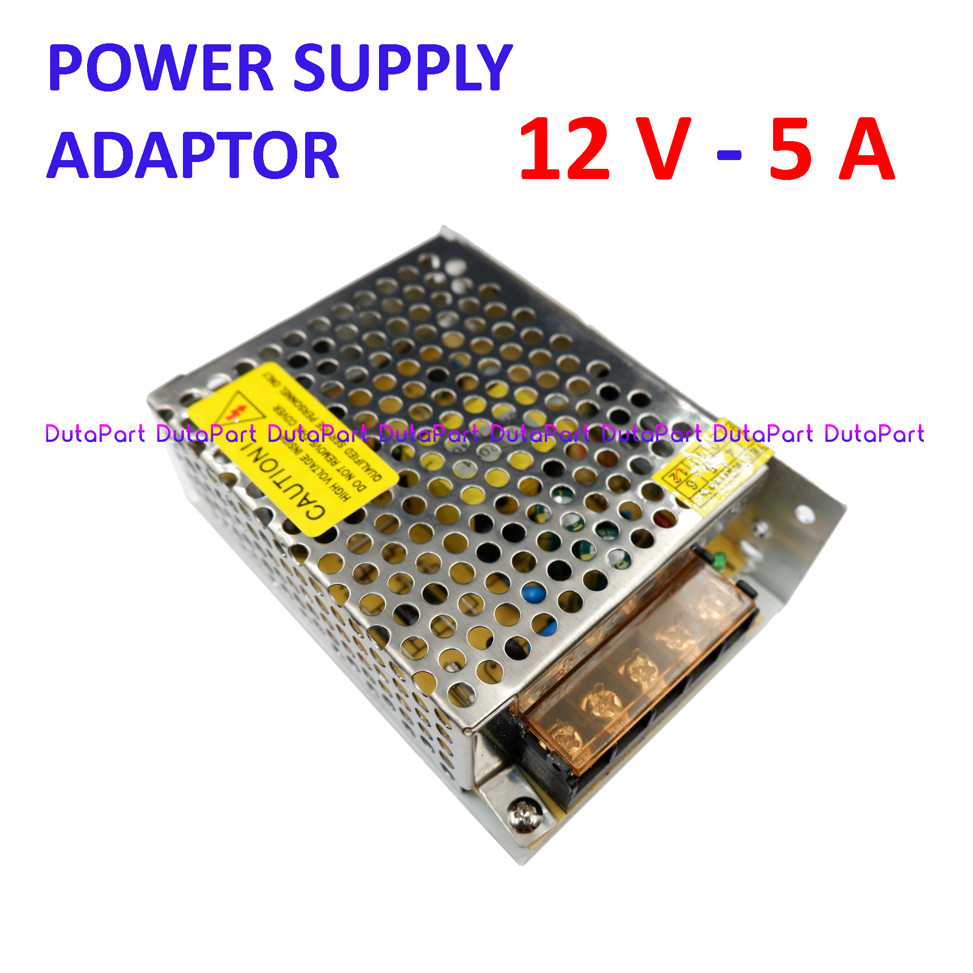 Power Supply 12V 5A - 12 Volt 5 Ampere PowerSupply Adaptor Jaring | Lazada Indonesia