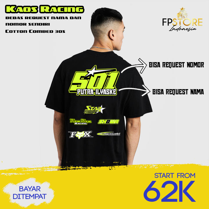 KAOS RACING CUSTOM BISA REQUEST NAMA DAN NOMOR SENDIRI | KAOS RACING ...