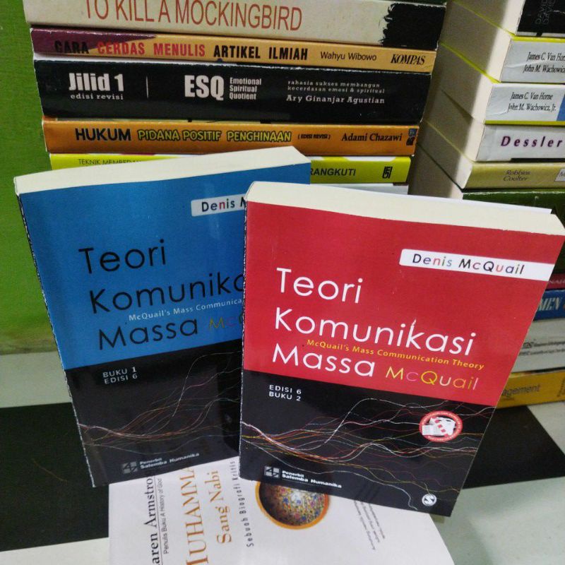 PAKET 2 BUKU; TEORI KOMUNIKASI MASSA EDISI 6 BUKU 1 DAN 2 - MCQUAIL ...
