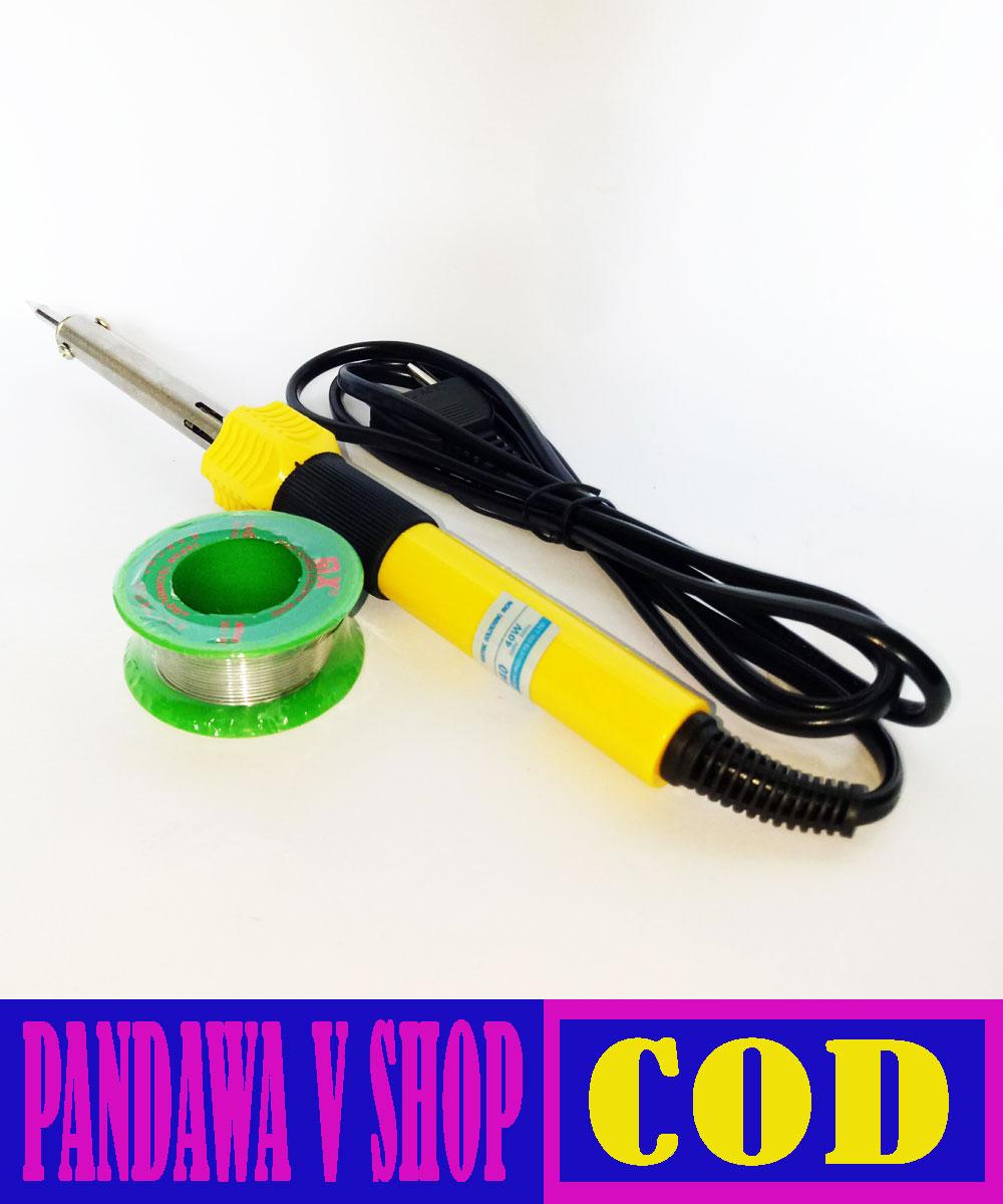 Solder Timah panas 40 Watt Kuning plus Timah | Lazada Indonesia