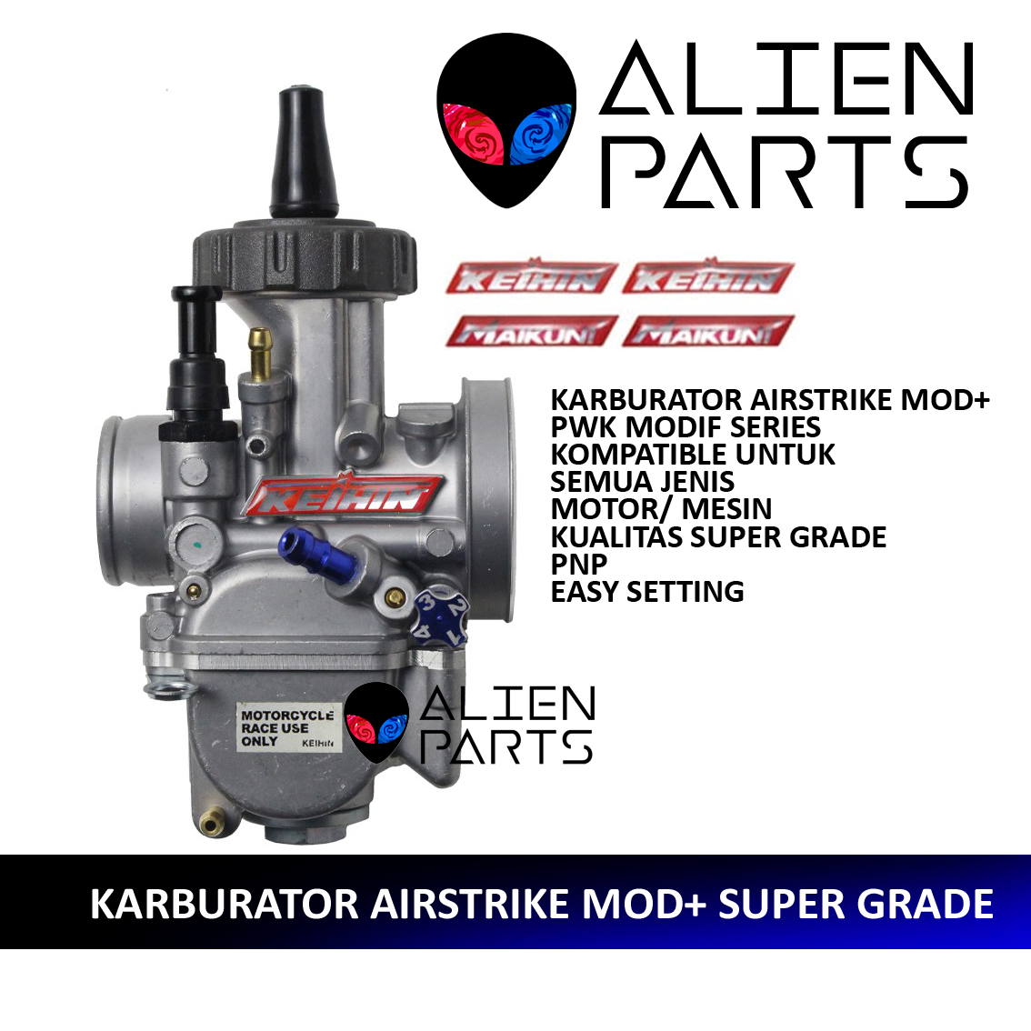 (BISA COD) KARBURATOR MODIF SUDCO KEIHIN AIRSTRIKE QAS 28 30 32 34 36 35 38 RACING BORE UP ...