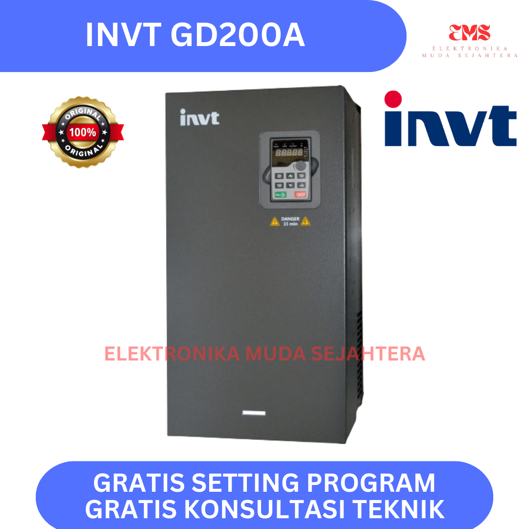 VFD INVERTER INVT GD200A-075G/090P-4 75KW/90KW 380V 3 PHASE VARIABLE FREQUENCY DRIVE | Lazada ...