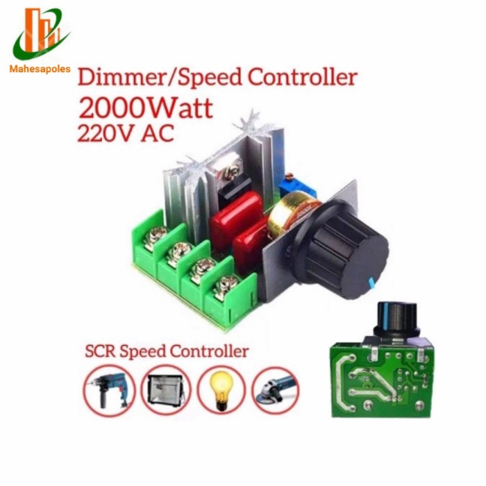 Dimmer pengatur speed/Dimmer controller speed gerinda | Lazada Indonesia