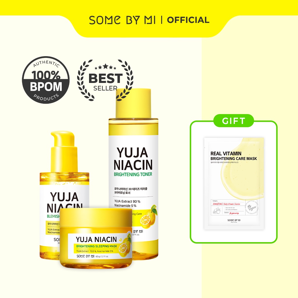 Some By Mi Yuja Niacin Brightening 3 Step Set | Lazada Indonesia