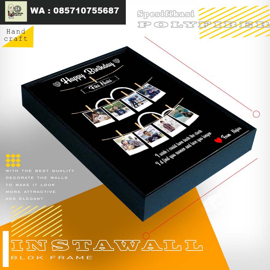 CETAK FOTO + BINGKAI FRAME BLOCK UKURAN JUMBO / BESAR | Lazada Indonesia