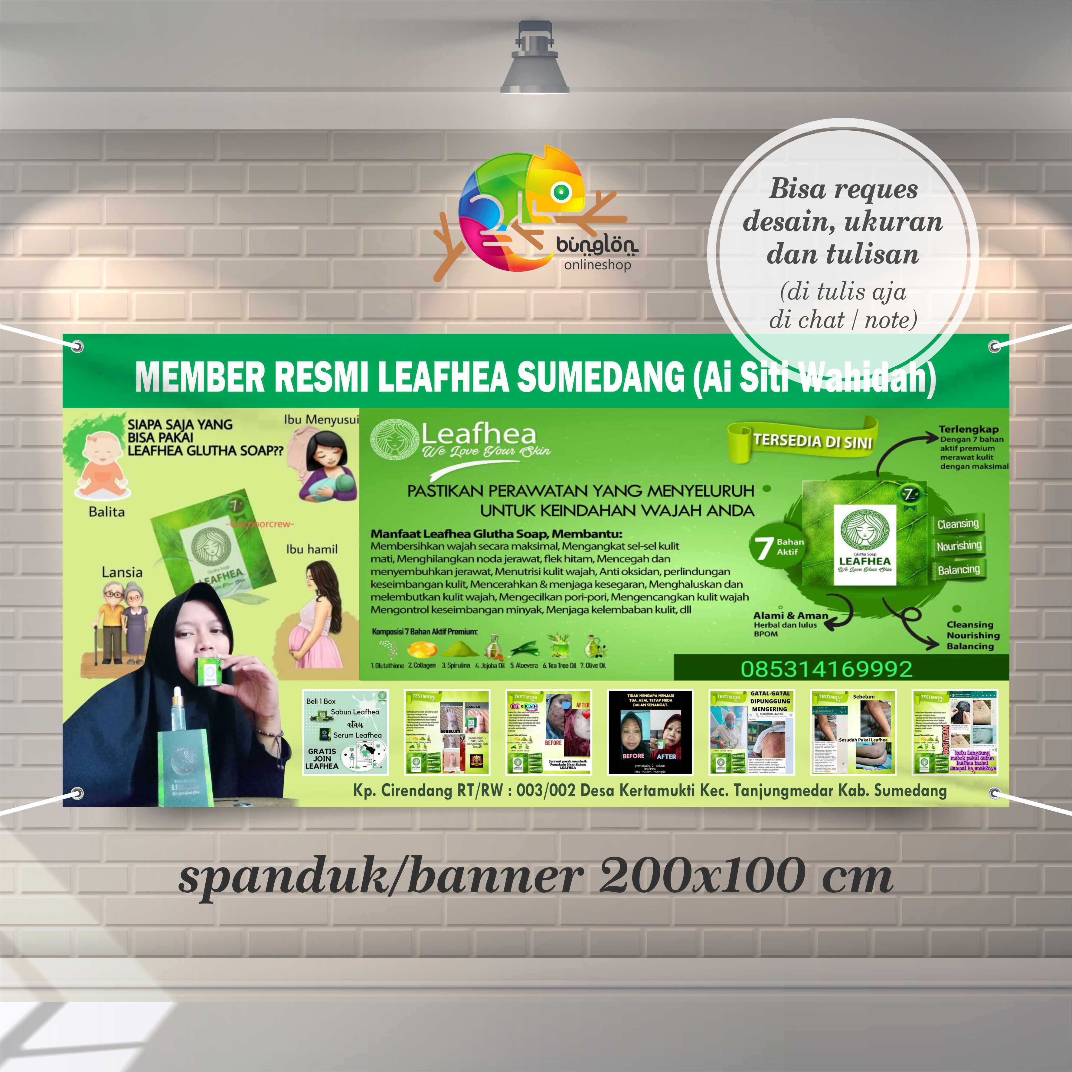 Spanduk Banner Leafhea Murah Berkualitas | Lazada Indonesia
