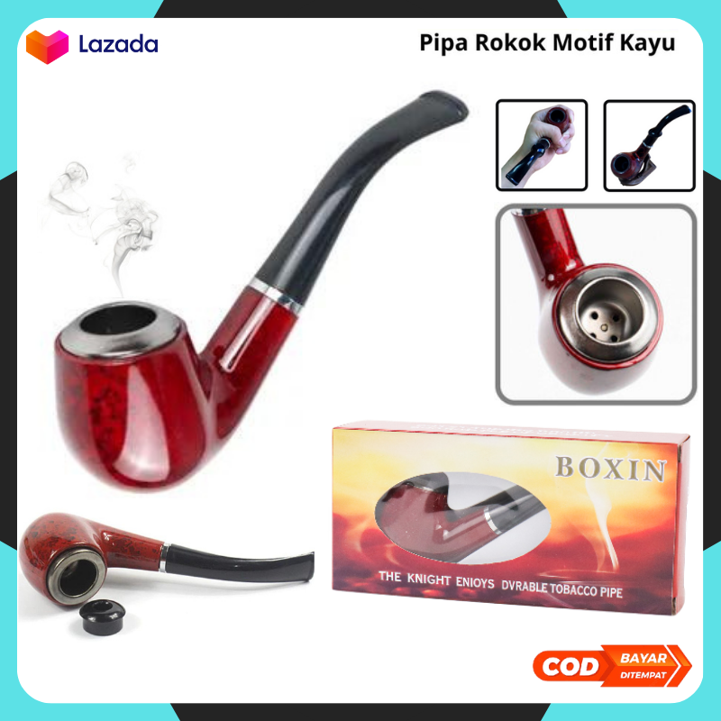 [COD] Alat Hisap Rokok Kayu / Pipa Rokok Kayu / Pipa Rokok Resin Besar ...