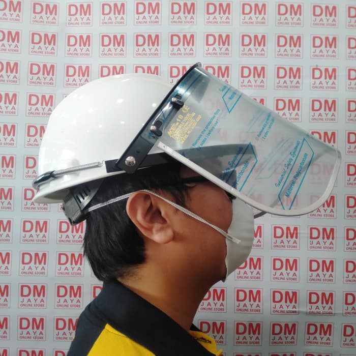 Helm APD Face Shield/ Pelindung Diri/ Pelindung Wajah/ MSA | Lazada ...