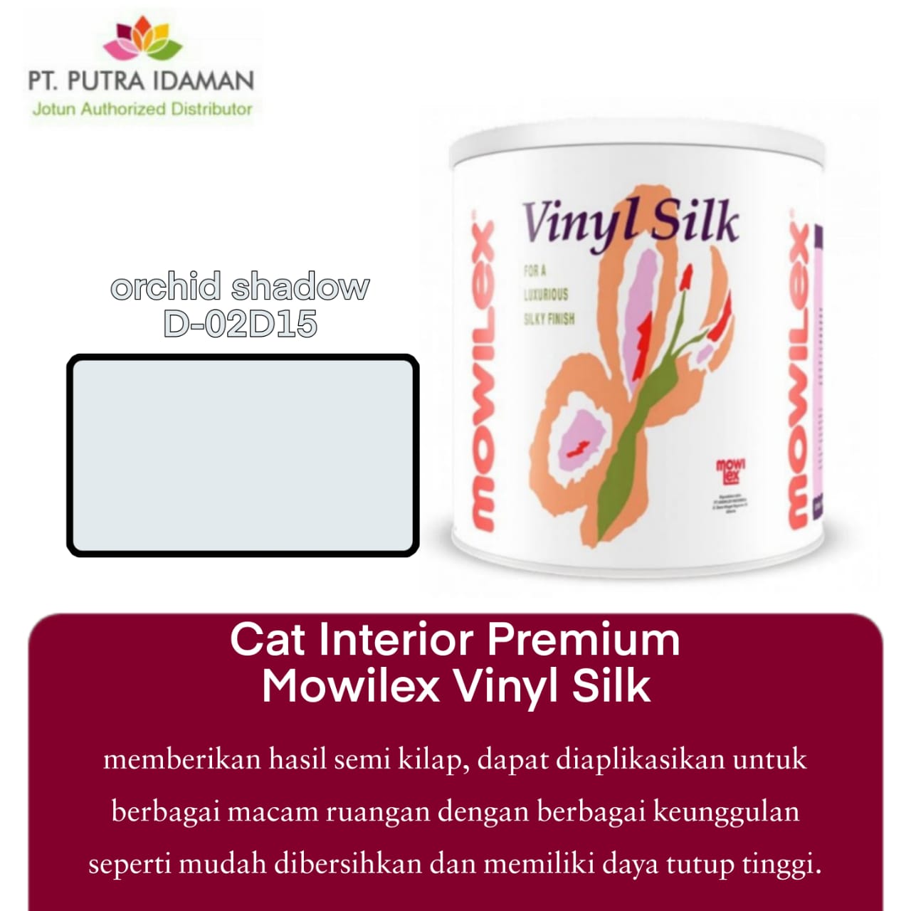Cat Interior Mowilex Vinyl Silk D-02D15 Orchid Shadow - Tinting ...