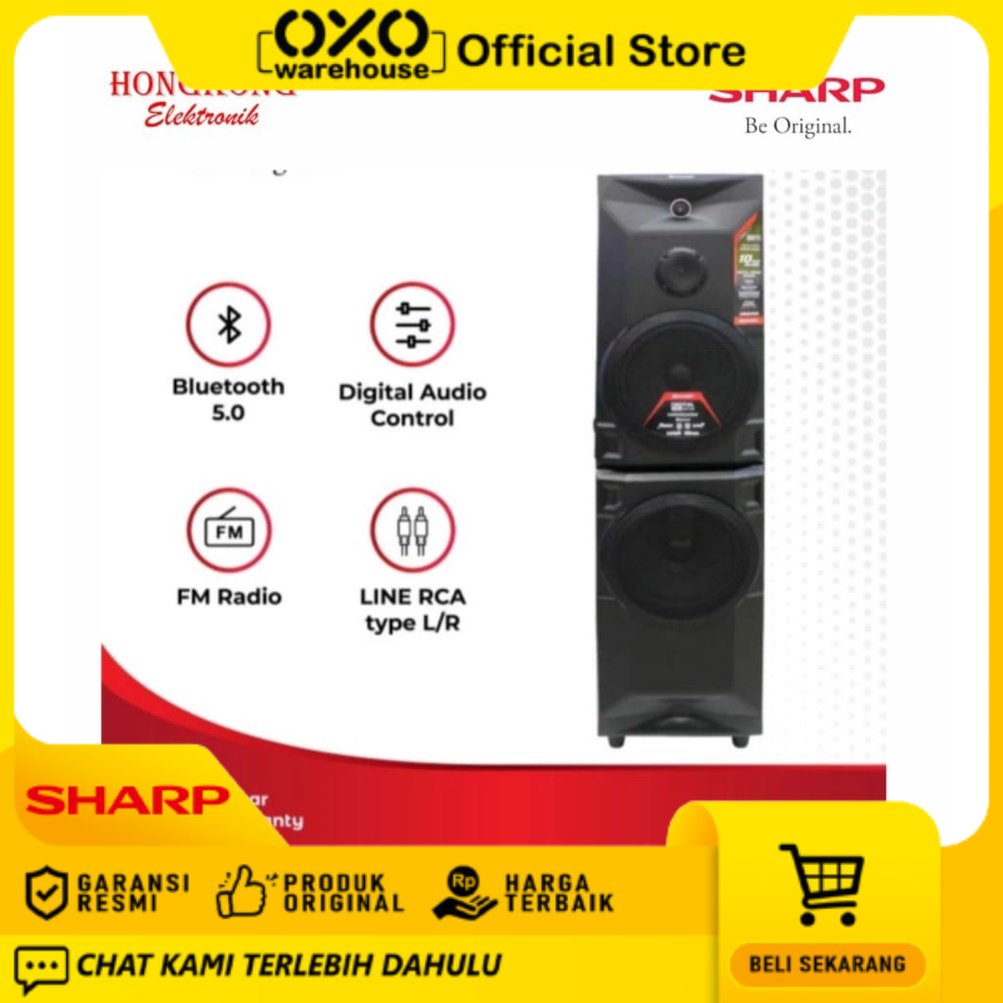 SHARP ACTIVE SPEAKER CBOX-DPRO20CB | Lazada Indonesia