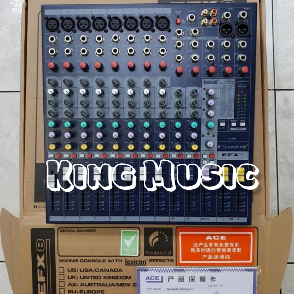 Mixer Soundcraft EFX 8 ( 8 Chanel ) | Lazada Indonesia