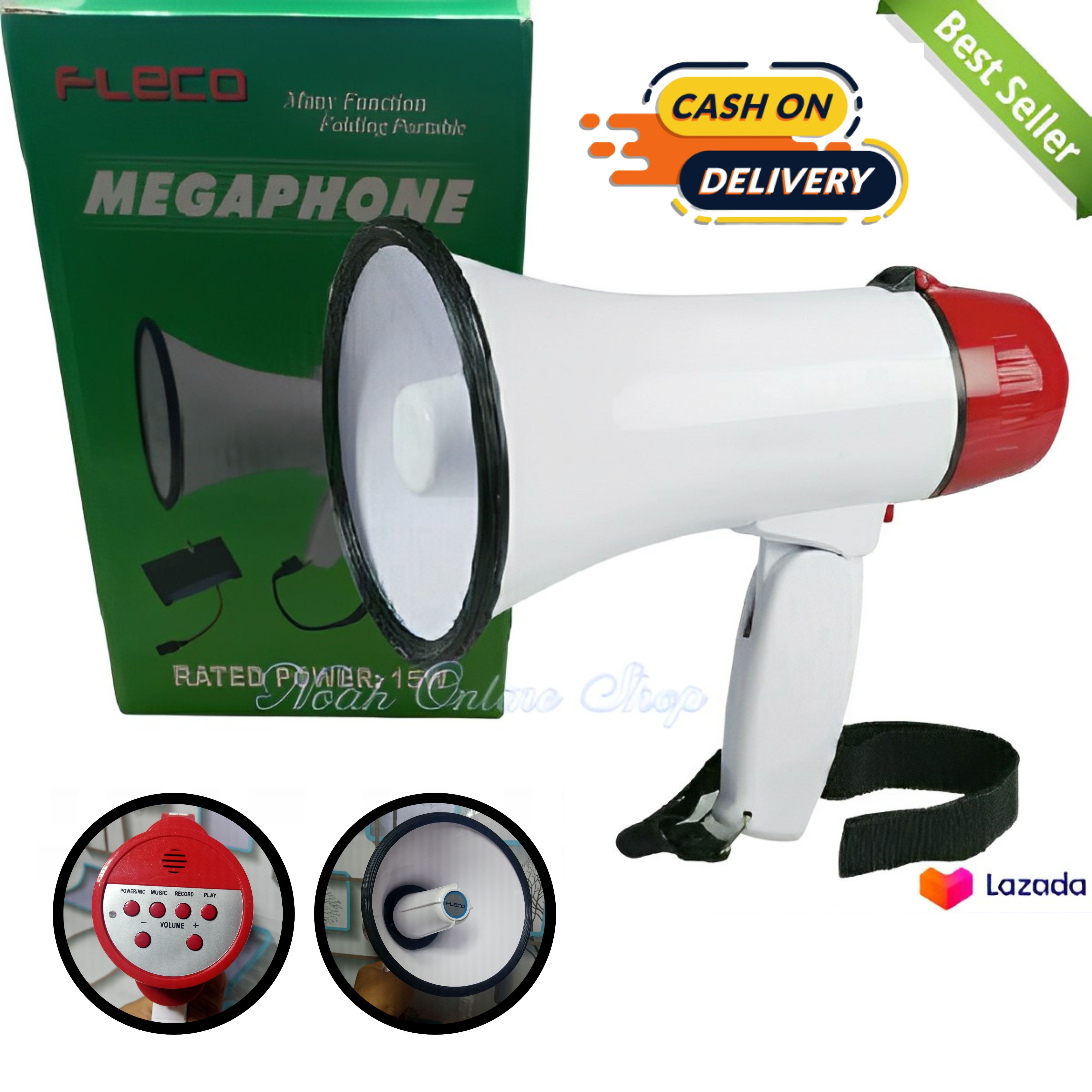 TOA Megaphone Pengeras Suara Fleco HW-8R Rechargeable / Pengeras Suara ...