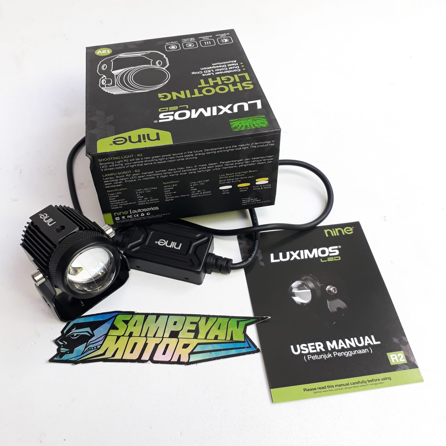 Lampu Led Tembak Sorot Laser Bulat Q1 Luminos Nine9 Luminos | Lazada Indonesia