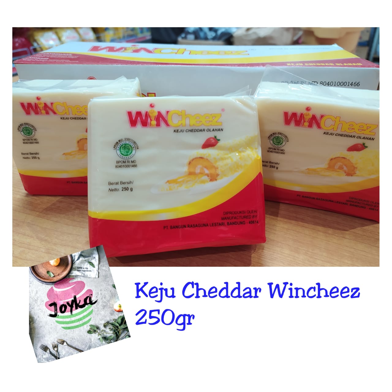 Keju Cheddar WINCheez 250gr / Keju / Cheddar / Wincheez | Lazada Indonesia