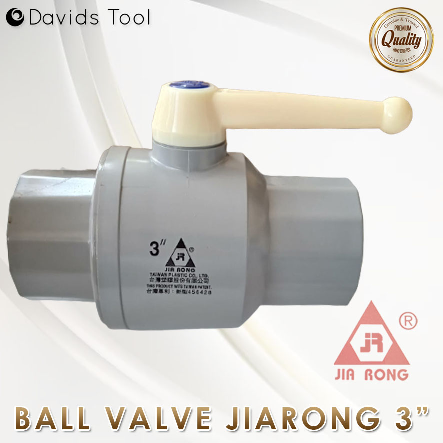 Stop Kran Ball Valve Pvc Plastik Jia Rong 3 Inch | Lazada Indonesia